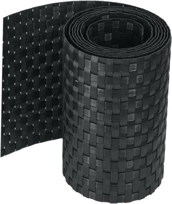 Cina Metal Type Pe Rattan Vinyl Fence Strips For Easy To Install Garden Fence in vendita