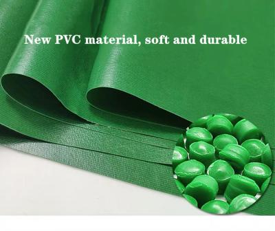China Waterproof Vinyl Coated Polyester Tent Fabric For Camping Tents  High Tensile Strength for sale