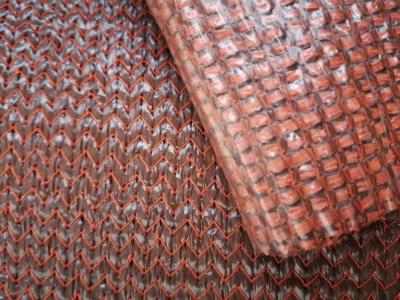 China 6 Needles Colorful Weaving Method HDPE Shade Nets Sails Rectangle and Triangle for sale