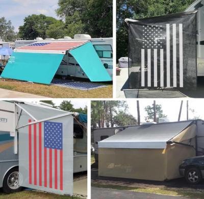 China Flexible RV Awning Sunshade Tear Resistant Side Canopy for Trailer & Camper for sale