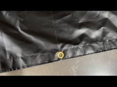 Customized PVC Truck Cover For Flatbed Trucks With Blue Steel Tarps And PVC Tarpaulin Drop