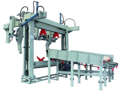 China Vertical log swing charger and centering for sale