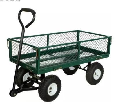 Carros de malla de jardín de 4 ruedas con capacidad de peso de 17 kg esenciales para la jardinería
