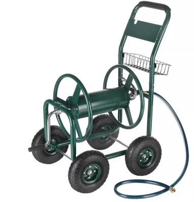 China Customized Four-wheel Garden Hose Reel Cart for Expanding Hose Industrial Durability for sale