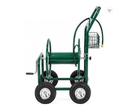 China Customized Four-wheel Garden Hose Reel Cart for Expanding Hose Industrial Durability for sale