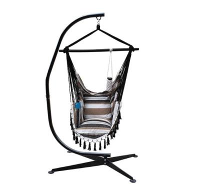Cina Vacanze Campeggio Canvas Swing Chair Sedia sospesa Acciaio al carbonio Sedile di amaca per svago all'aperto in vendita