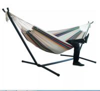 China Customized Heavy Duty Canvas Hammock Stainless Frame Stable Operation for sale