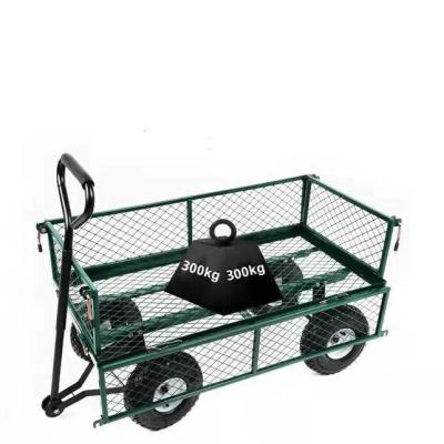 Cina Carrozzina con 4 ruote con carrello da giardino con cuscinetto in metallo ad alto cuscinetto, dimensione 86*46*85 in vendita