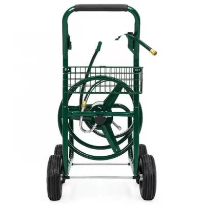 Cina Carrello di bobina del tubo d'acqua da giardino in acciaio inossidabile 500KGS Capacità di peso per il giardinaggio in ferro in vendita
