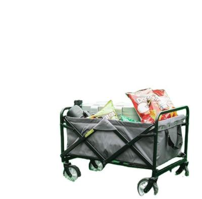 Cina Ferro pieghevole pieghevole carrozza a quattro ruote carrozza da giardino pull heavy duty utilitary wagon in vendita