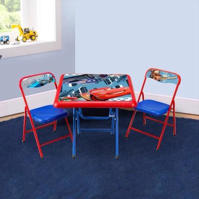 China Versatile Metal Kids Folding Table And Chairs Set Suitable For Indoor And Outdoor for sale