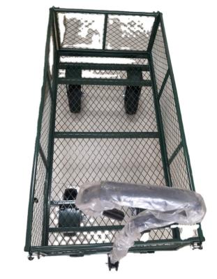 Cina Struttura a maglia carrello portatile da giardino in acciaio pesante con 4 ruote per giardino in vendita