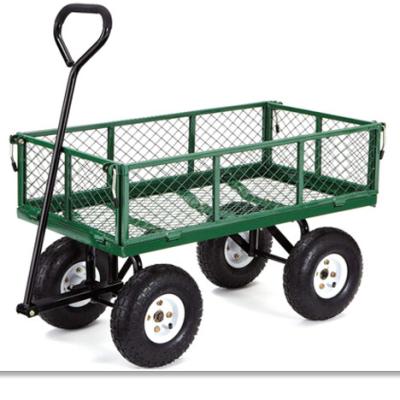 Cina 86*46*85cm Dimensioni di maglia di acciaio giardino pieghevole carro utilitario per il trasporto conveniente in vendita