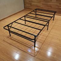 China Black Steel Wire Folding Single Bed Base with Convenient Foldability for sale