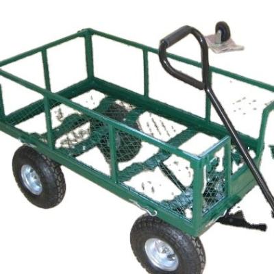 Cina Camionetto di giardinaggio in metallo pesante con capacità di 500 libbre nel porto di Qingdao in vendita