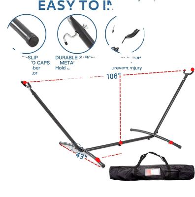 Cina Porto di Qingdao carico Amaca doppia con scaffale in acciaio colore personalizzato per il relax in vendita