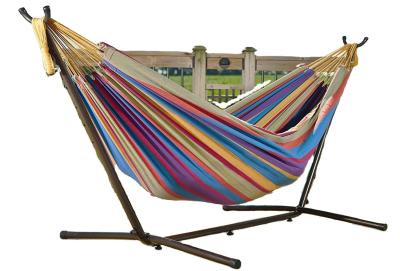 Cina Porto di Qingdao carico Amaca doppia con scaffale in acciaio colore personalizzato per il relax in vendita