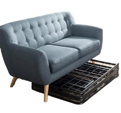 Cama de metal plegable de diseño moderno para muebles de dormitorio en el apartamento de los empleados