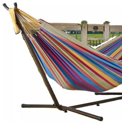 Cina Letto d'altalena in tela su misura con stand e design impermeabile Capacità di peso 260KGS in vendita