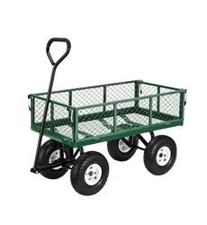 China Qingdao Heavy Duty Garden Trolley Wagon Cart for Tools at Port Loading for sale