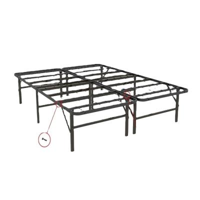 China Queen Metal Platform Folding Bed Frame Save Space and Easily Portable for Twin Xl Size for sale