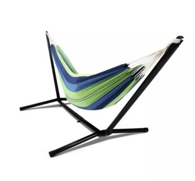 Design moderno stile campeggio pieghevole portabile Amaca esterna con stand leggero e robusto