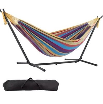 Cina 300LBS Capacità Portatile Free Standing Double Hammock Stand con stile di design moderno in vendita