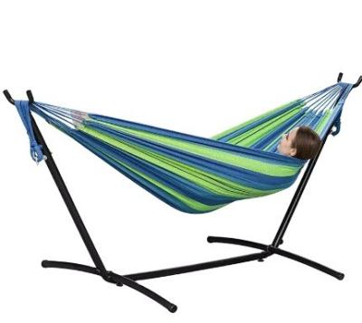 Cina 300LBS Capacità Portatile Free Standing Double Hammock Stand con stile di design moderno in vendita