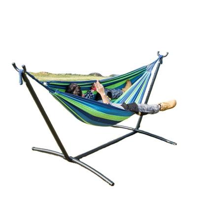 China Qingdao Port Folding Camping Double Hammock Stand with Storage Bag Modern Style for sale