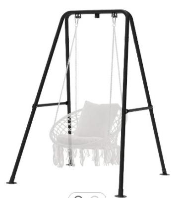 Cina Colore personalizzato A forma sedia appesa Amaca Stand per esterno e interno versatile in vendita