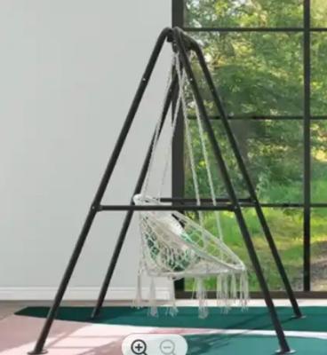 China Indoor/Outdoor Hanging Chair Stand Only Stand with Foldable Design Hammock Stand for sale