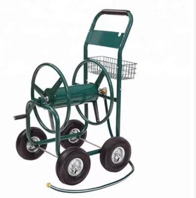 중국 주거용 4바퀴 스틸 정원 튜브 릴 카트 500KGS 무게 용량 판매용