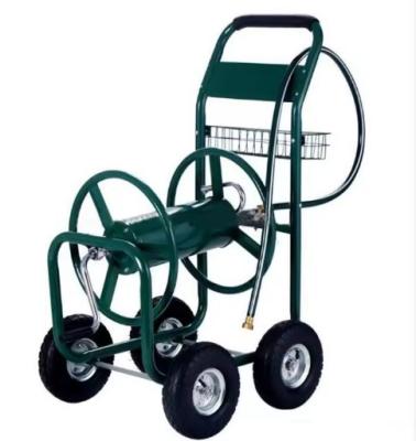중국 청다오 항구 로딩 19LBS 금속 정원 물 튜브 릴 카트 휴대용 물 파이프 판매용