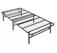 China Foldable Smartbase Compack Mattress Foundation Metal Bed Frame for Customer's Request for sale