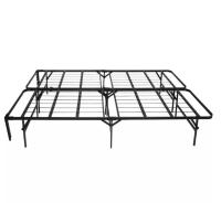 China Comfortable Folding Metal Bed Frame adjustable solid steel bed frame for sale