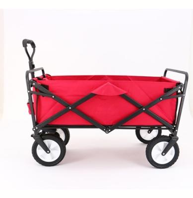 중국 천재 재료 300LBS 로드 및 편의성을위한 야외 접이식 캠핑 트롤리 카트 판매용