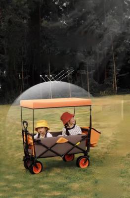 Cina Carrozze di ferro per carrelli all'aperto con tetto rimovibile per shopping in spiaggia picnic campeggio sport in vendita