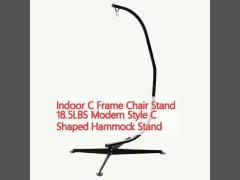 Indoor C Frame Stoel Stand 18.5LBS Moderne stijl C-vormige hangmat Stand