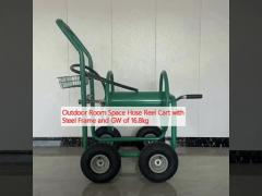 Buitenruimte Ruimte slang spoelkar met stalen frame en GW van 16,8 kg
