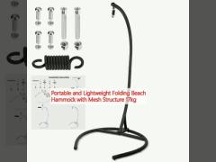 Draagbare lichtgewicht opvouwbare strandhammock met maatschappelijke structuur 17 kg