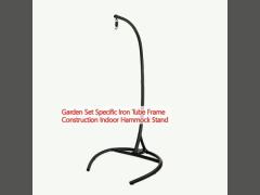 Garden Set Specific Iron Tube Frame Construction Indoor Hammock Stand