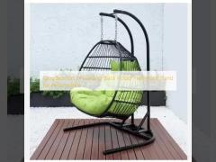 Zwarte Indoor Hammock Camping Stoel