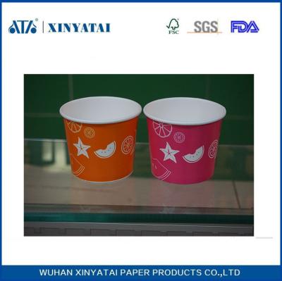 Cina Monouso di carta gelato Coppe 12oz stampati personalizzati Tazze e ciotole di carta in vendita