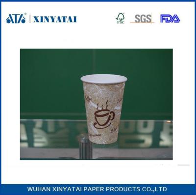 Cina 12oz 400ml ecologici Carta Riciclata tazze, biodegradabile carta singola parete Tazze di caffè in vendita
