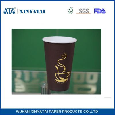 Cina 12oz 400ml ecologici Carta Riciclata tazze, biodegradabile carta singola parete Tazze di caffè in vendita
