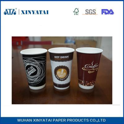 Cina 18oz personalizzato stampato adiabatico doppia parete carta tazze per il tè / imballaggio del succo di frutta in vendita