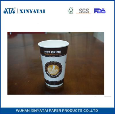 Cina 18oz personalizzato stampato adiabatico doppia parete carta tazze per il tè / imballaggio del succo di frutta in vendita