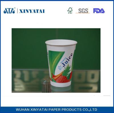Cina Riciclata Bevanda fredda Bicchieri di carta usa e getta tazze di caffè con stampa personalizzata Logo in vendita