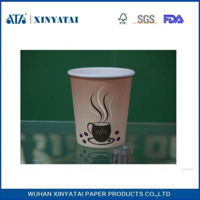 Cina Bere a parete semplice usa e getta Hot Bicchieri di carta, stampa su misura Bicchieri di carta in vendita