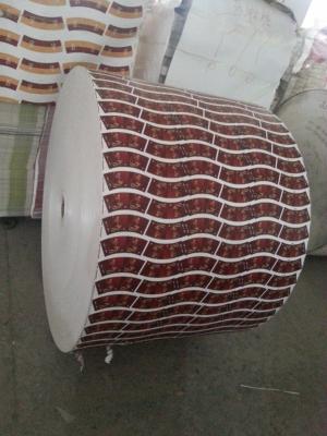 Cina Red Flexo stampato rotolo di carta biodegradabile su misura stampa rotoli di carta in vendita
